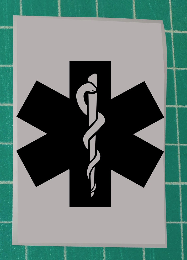 Star of Life / EMS Window Decal - Etsy