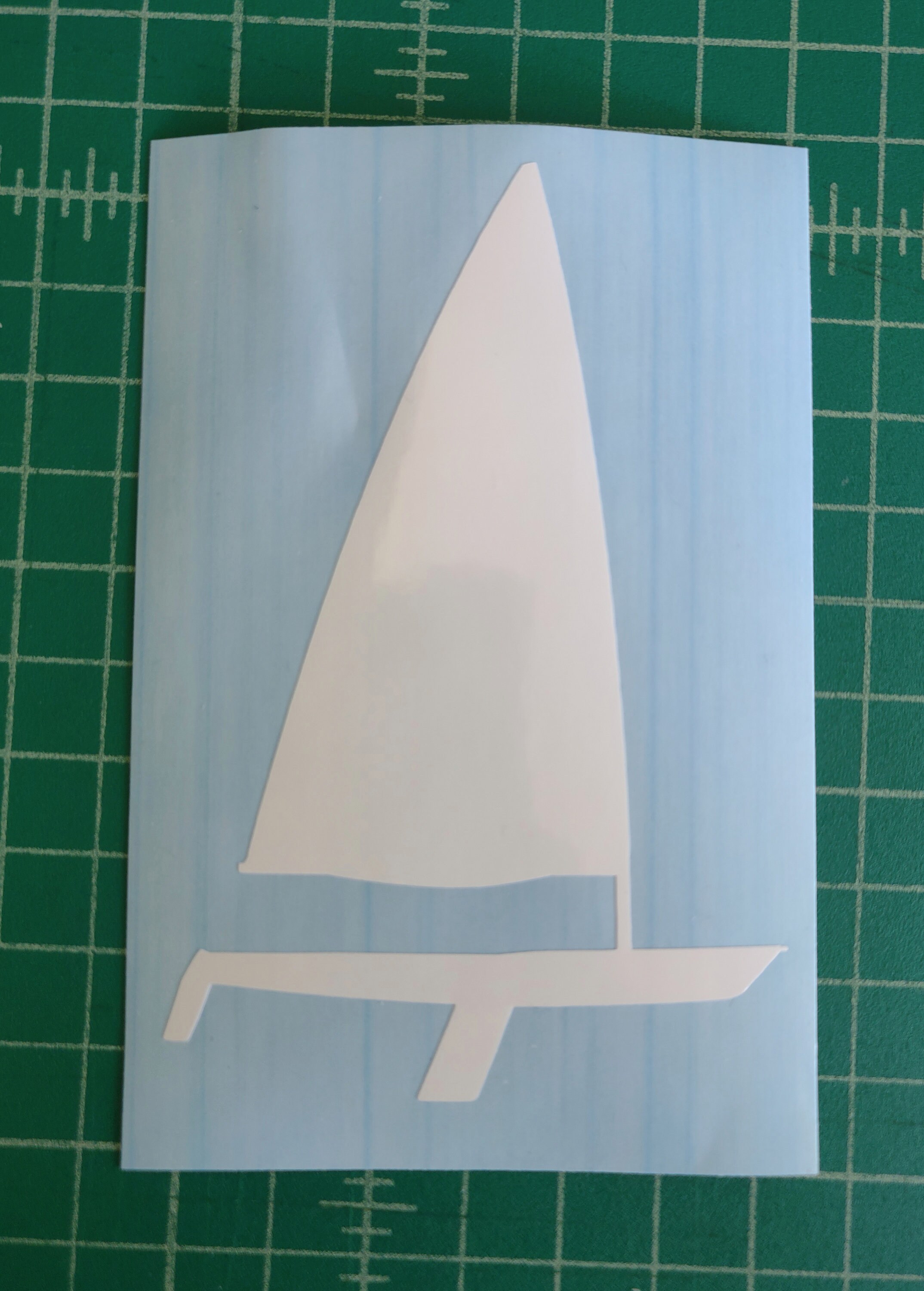 Vinyl Laser Sailboat Decal Sticker - Etsy