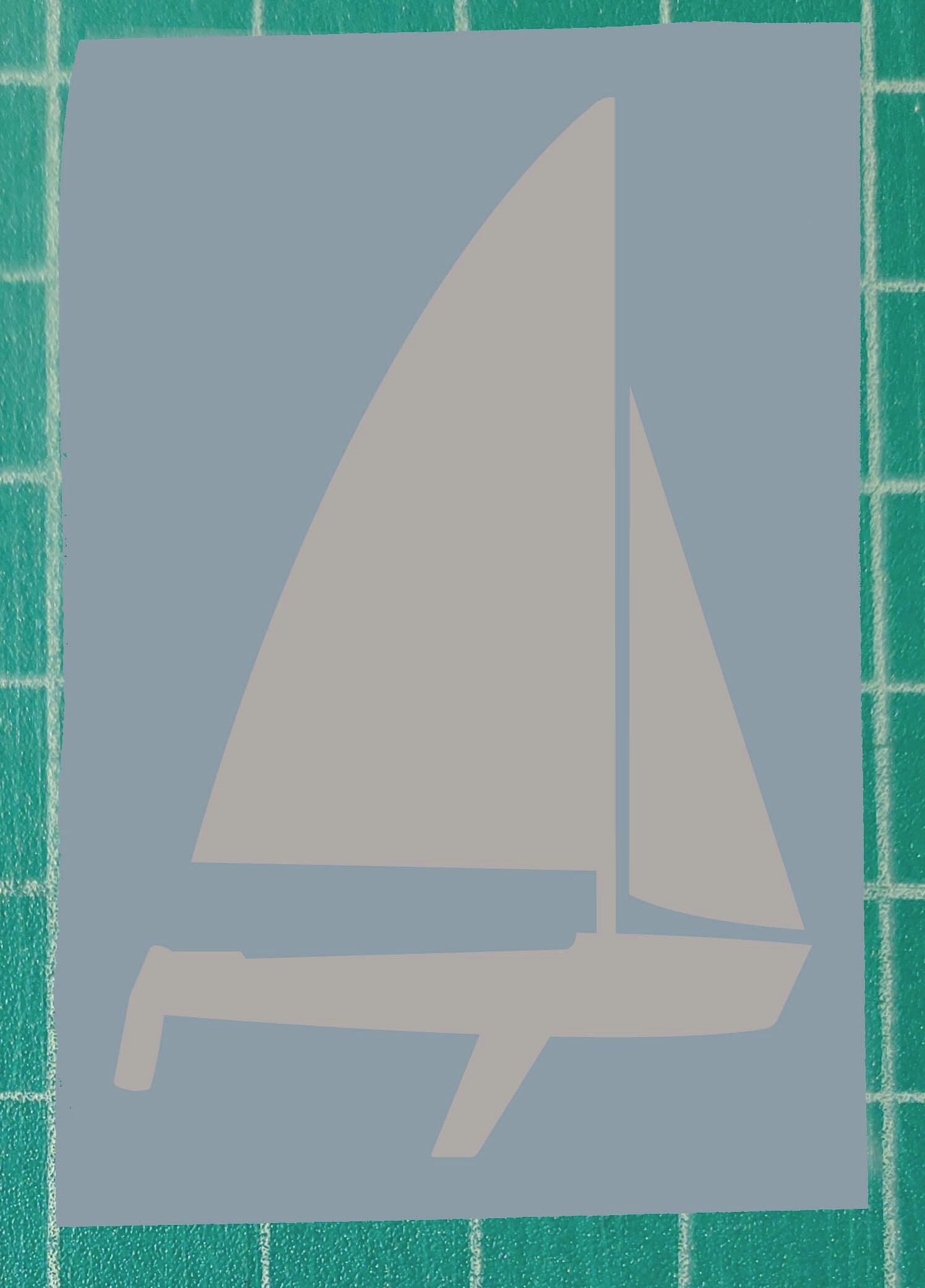 Vinyl Flying Scot Sailboat Decal Sticker - Etsy