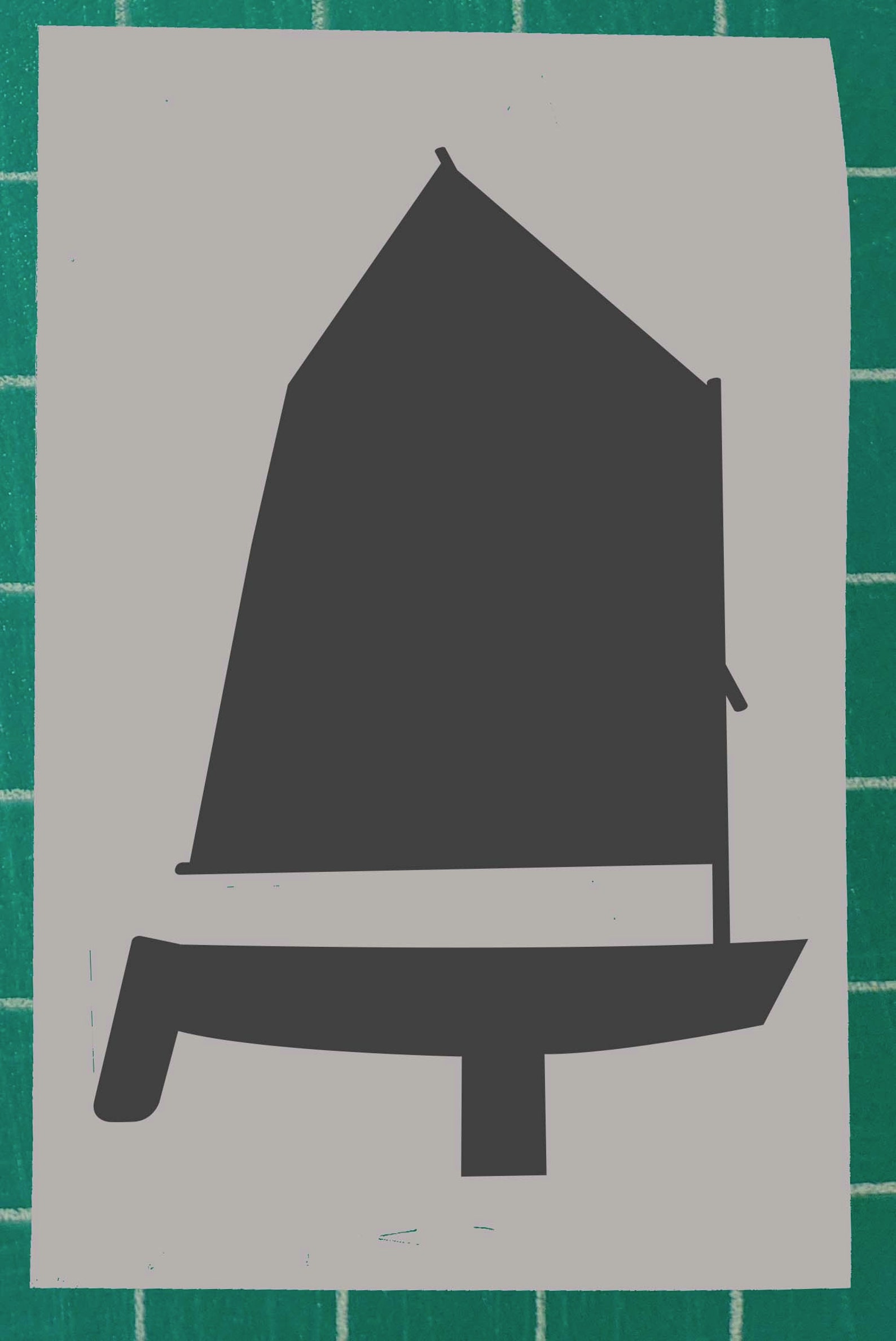 Vinyl Opti Sailboat Decal Sticker - Etsy