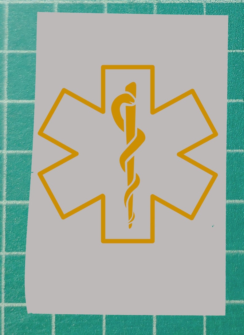 Star of Life Outline / EMS Window Decal - Etsy