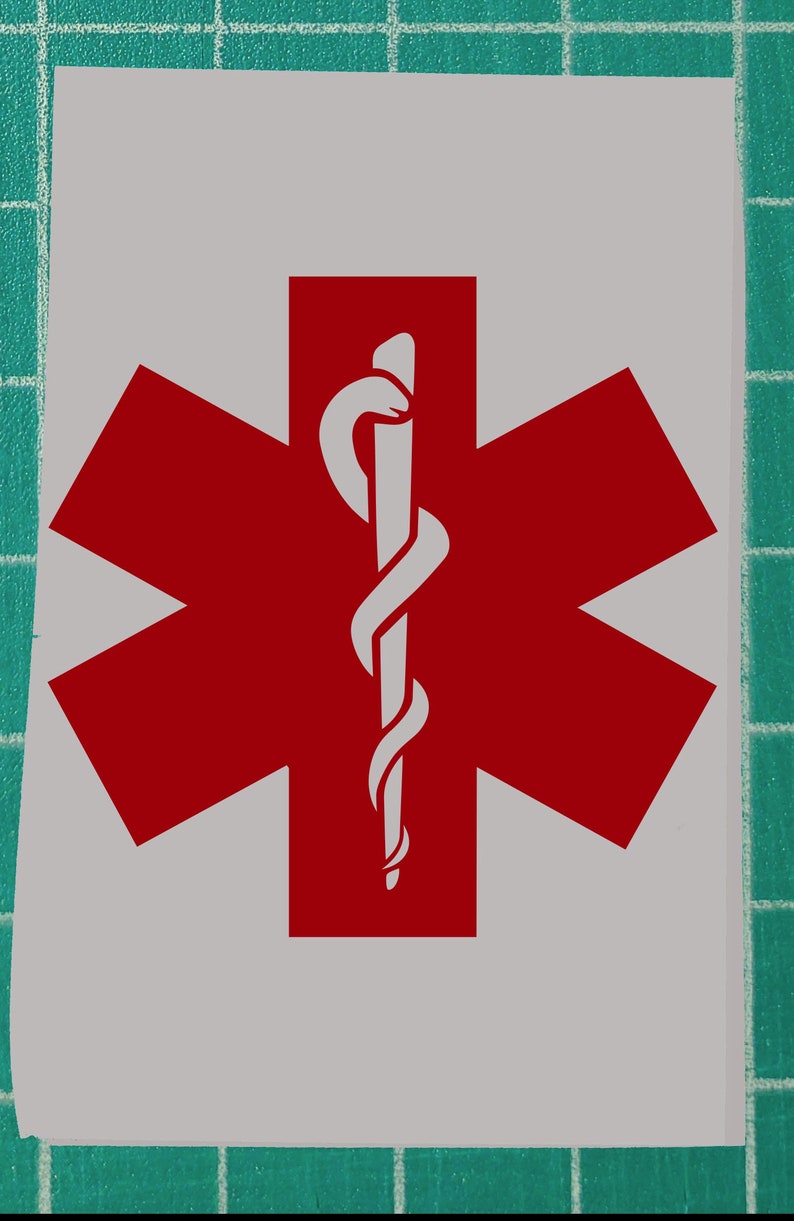 Star of Life / EMS Window Decal - Etsy