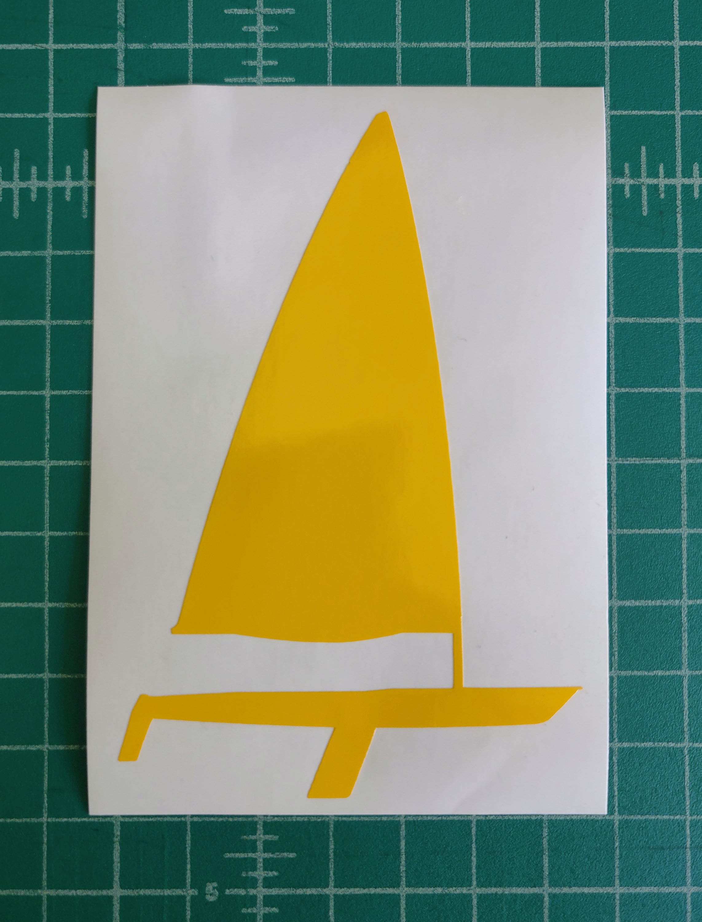 Vinyl Laser Sailboat Decal Sticker - Etsy