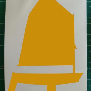 Vinyl Opti Sailboat Decal Sticker - Etsy