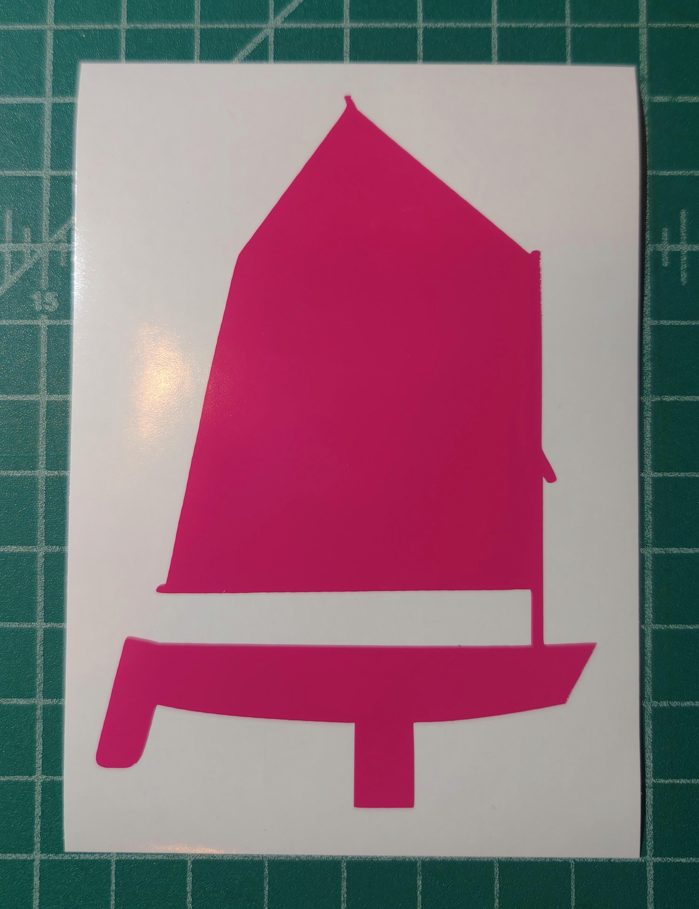 Vinyl Opti Sailboat Decal Sticker | Etsy