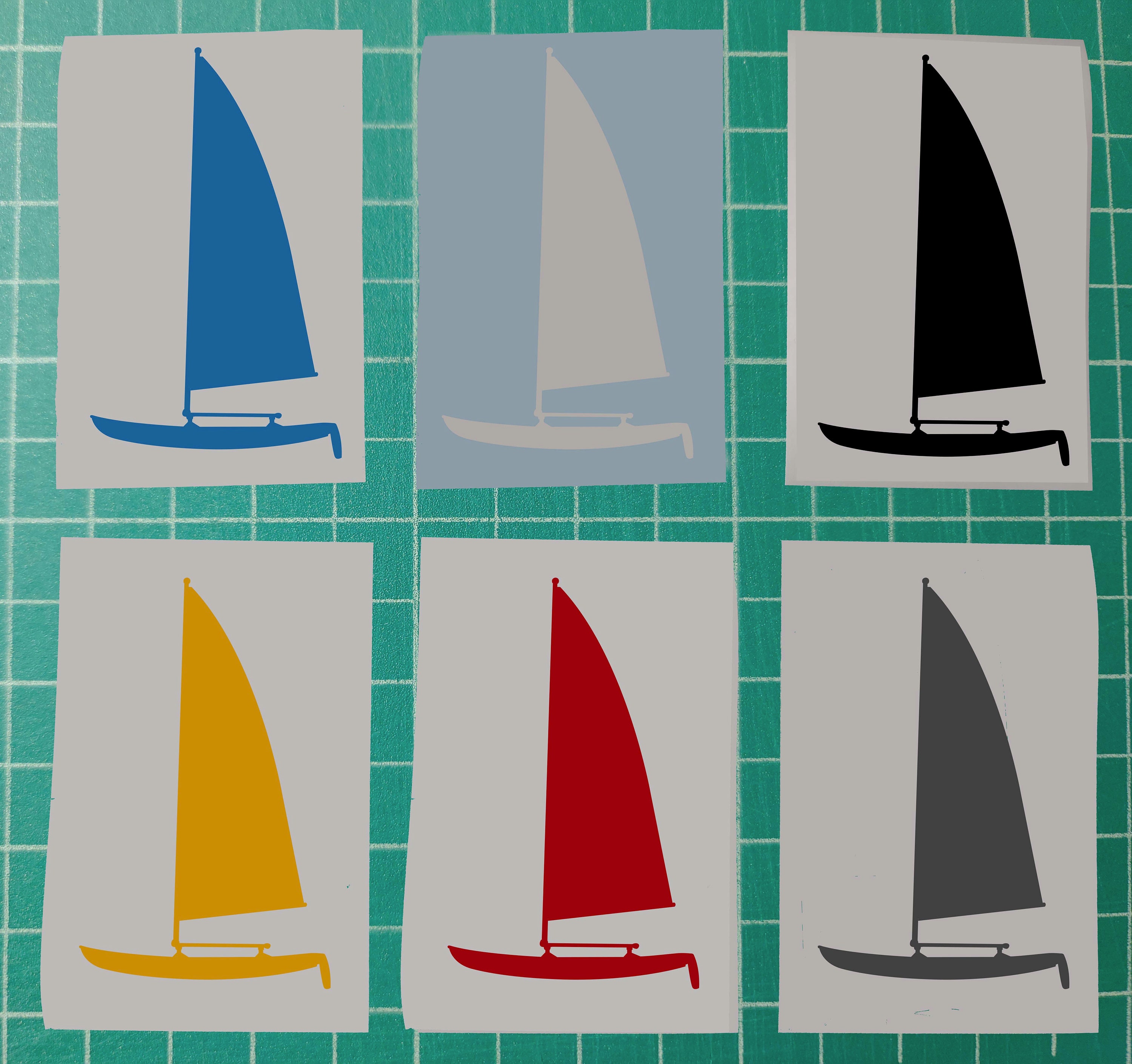 Sticker vinyle hobie voilier - Etsy France