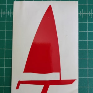 Vinyl Laser Sailboat Decal Sticker - Etsy