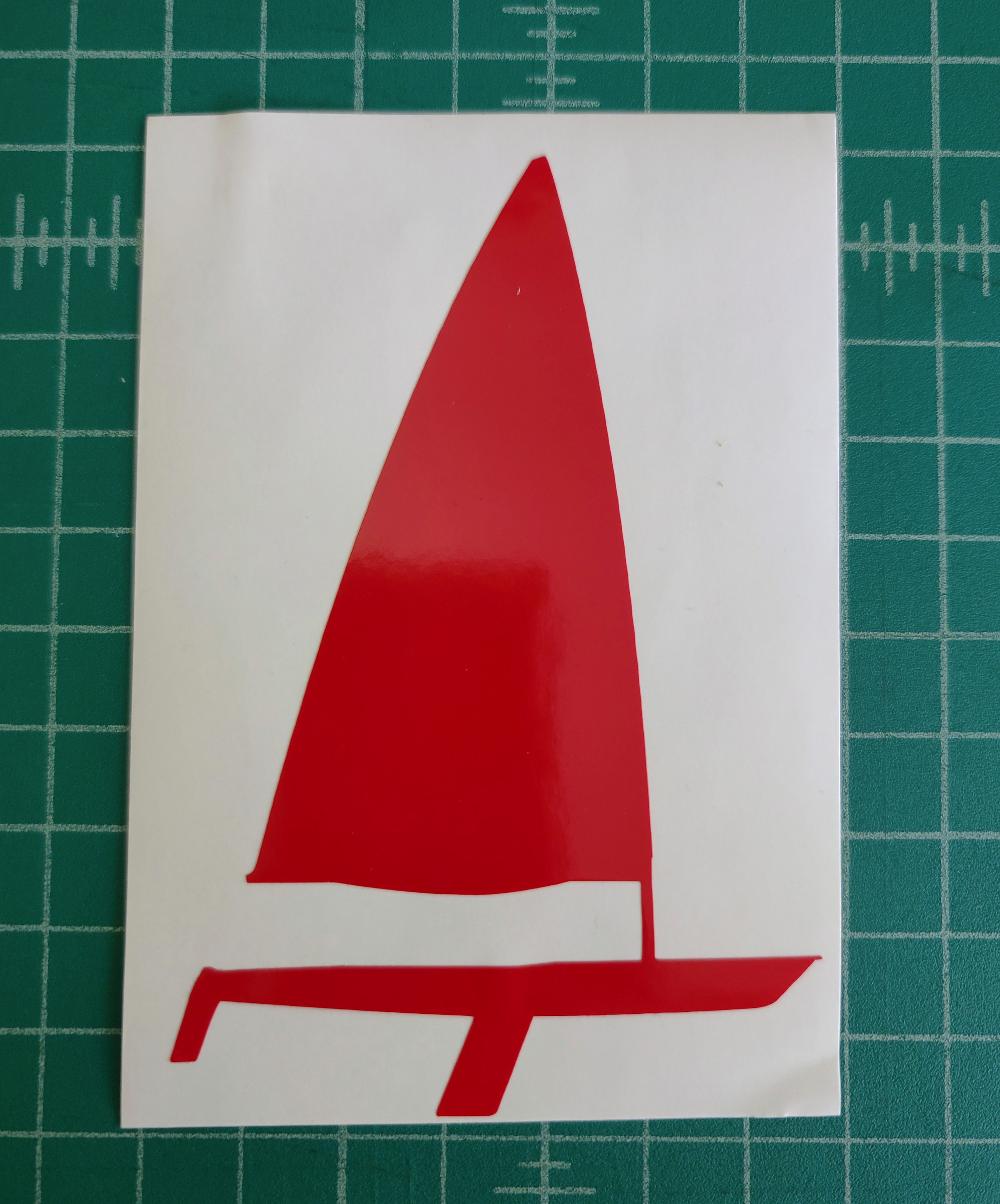 Vinyl Laser Sailboat Decal Sticker - Etsy
