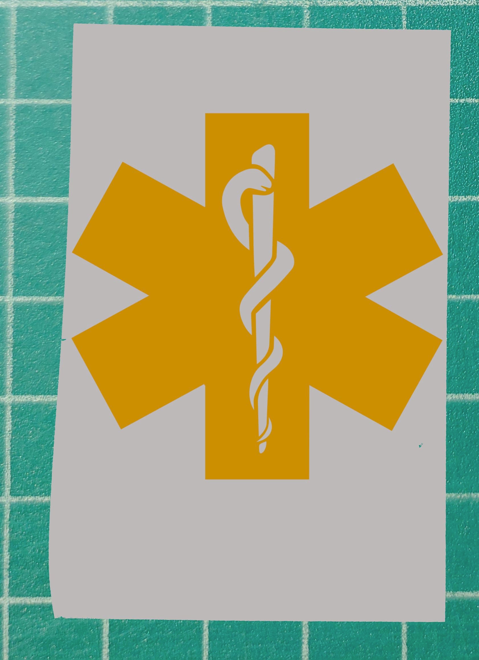 Star of Life / EMS Window Decal - Etsy