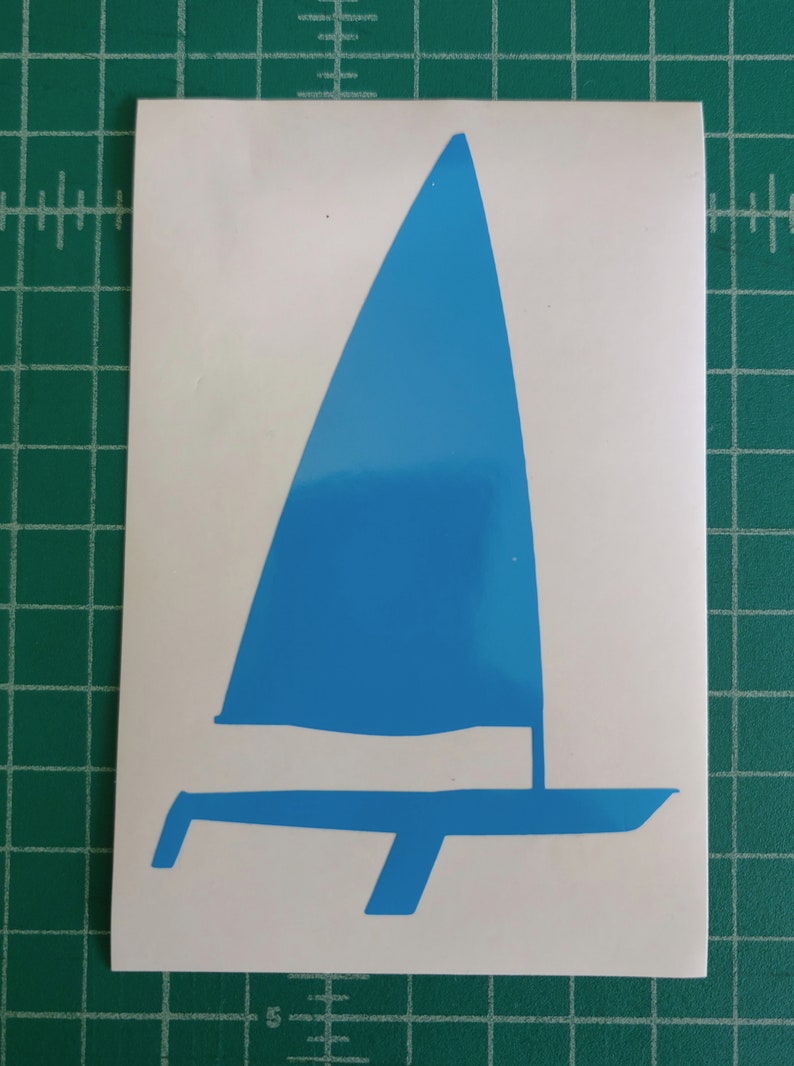 Vinyl Laser Sailboat Decal Sticker - Etsy