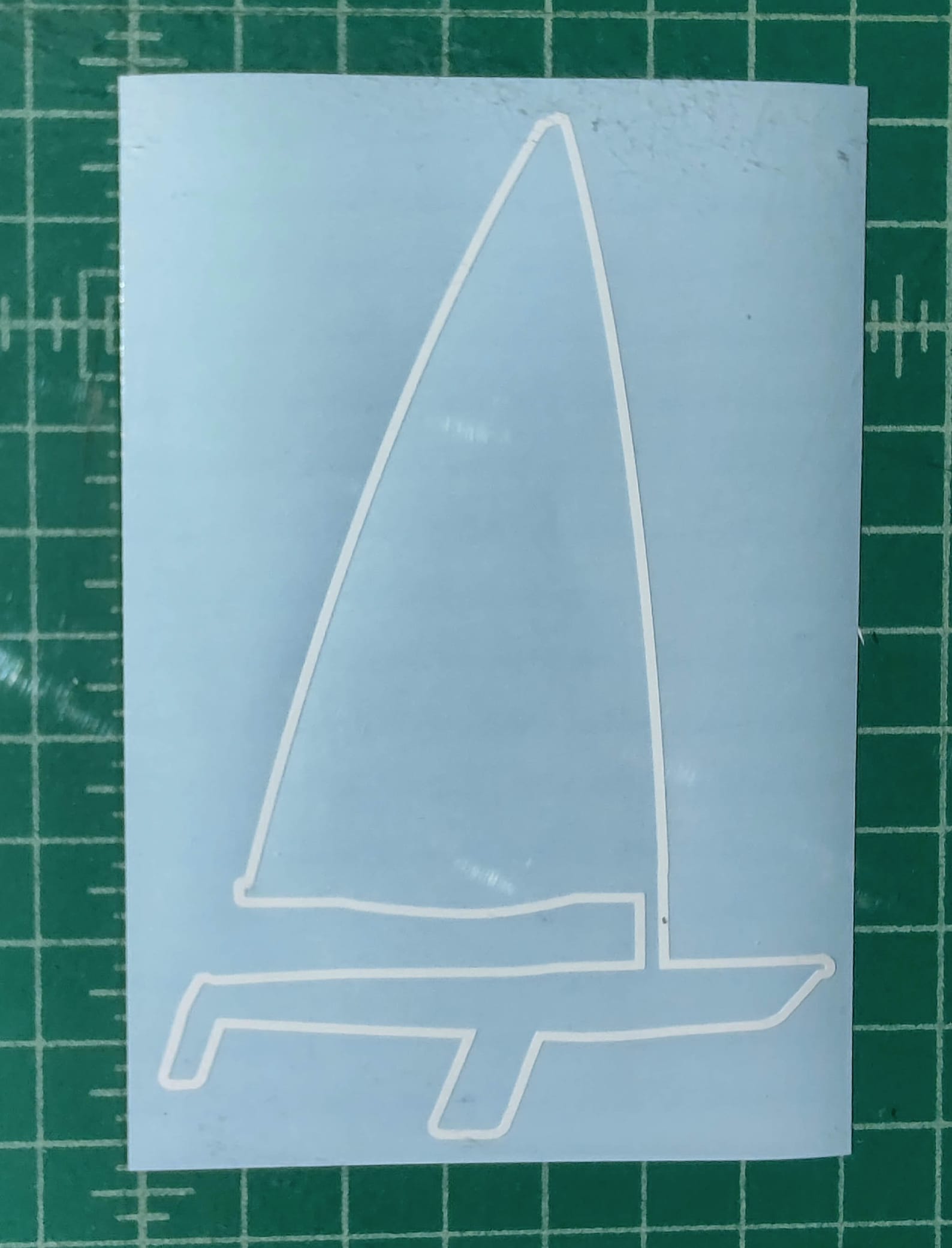 Vinyl Laser Sailboat Decal Sticker - Etsy
