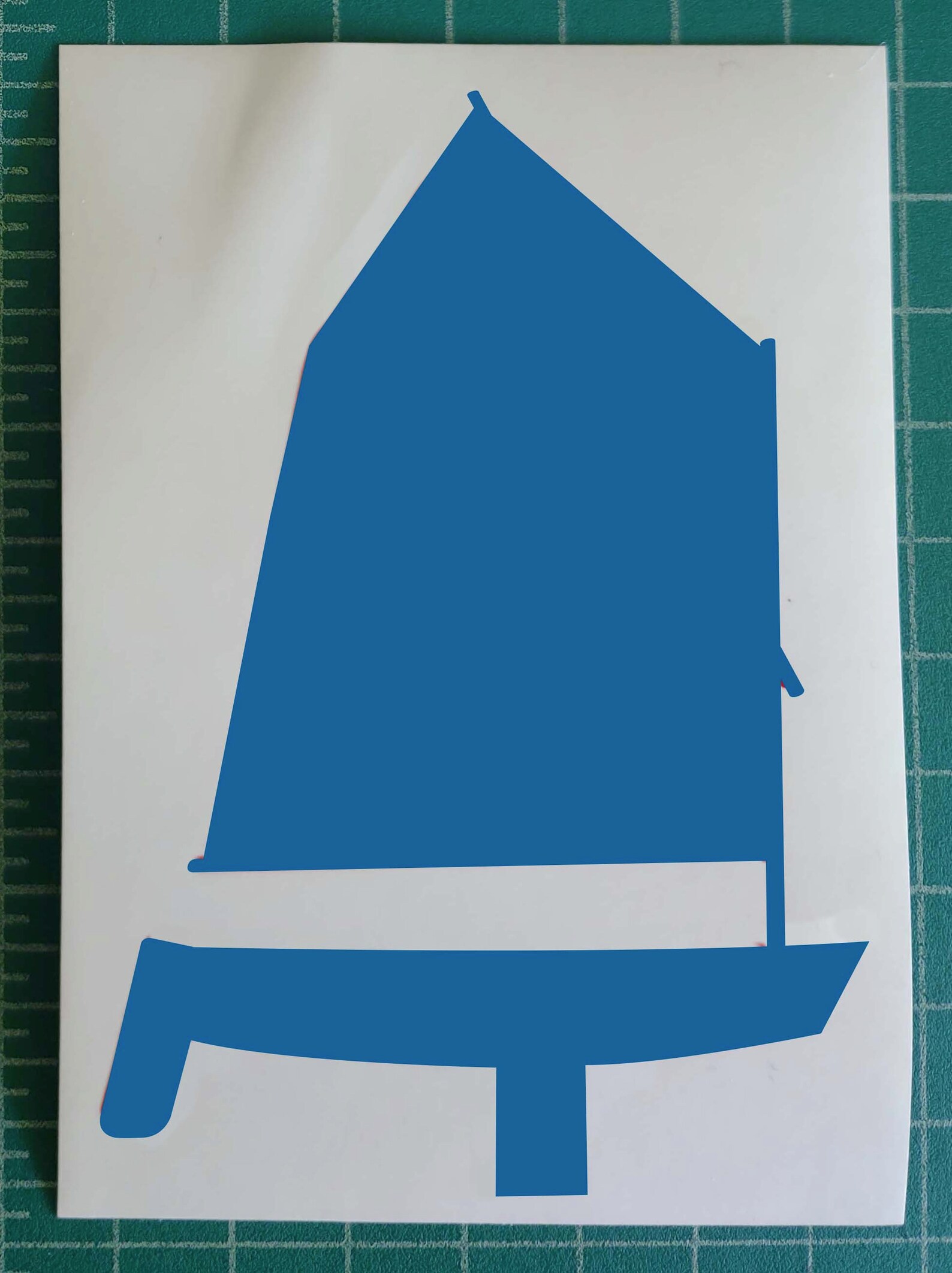 Vinyl Opti Sailboat Decal Sticker - Etsy