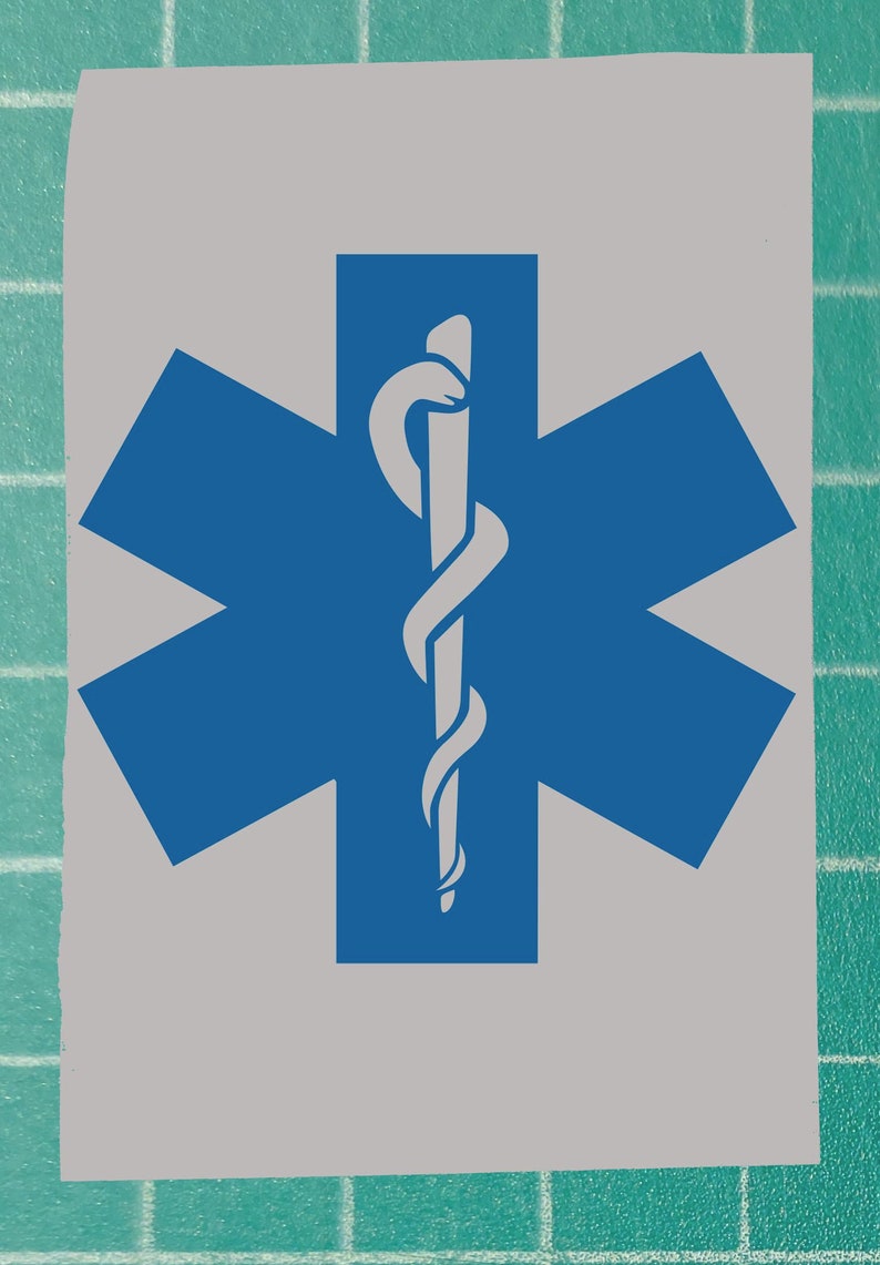 Star of Life / EMS Window Decal - Etsy