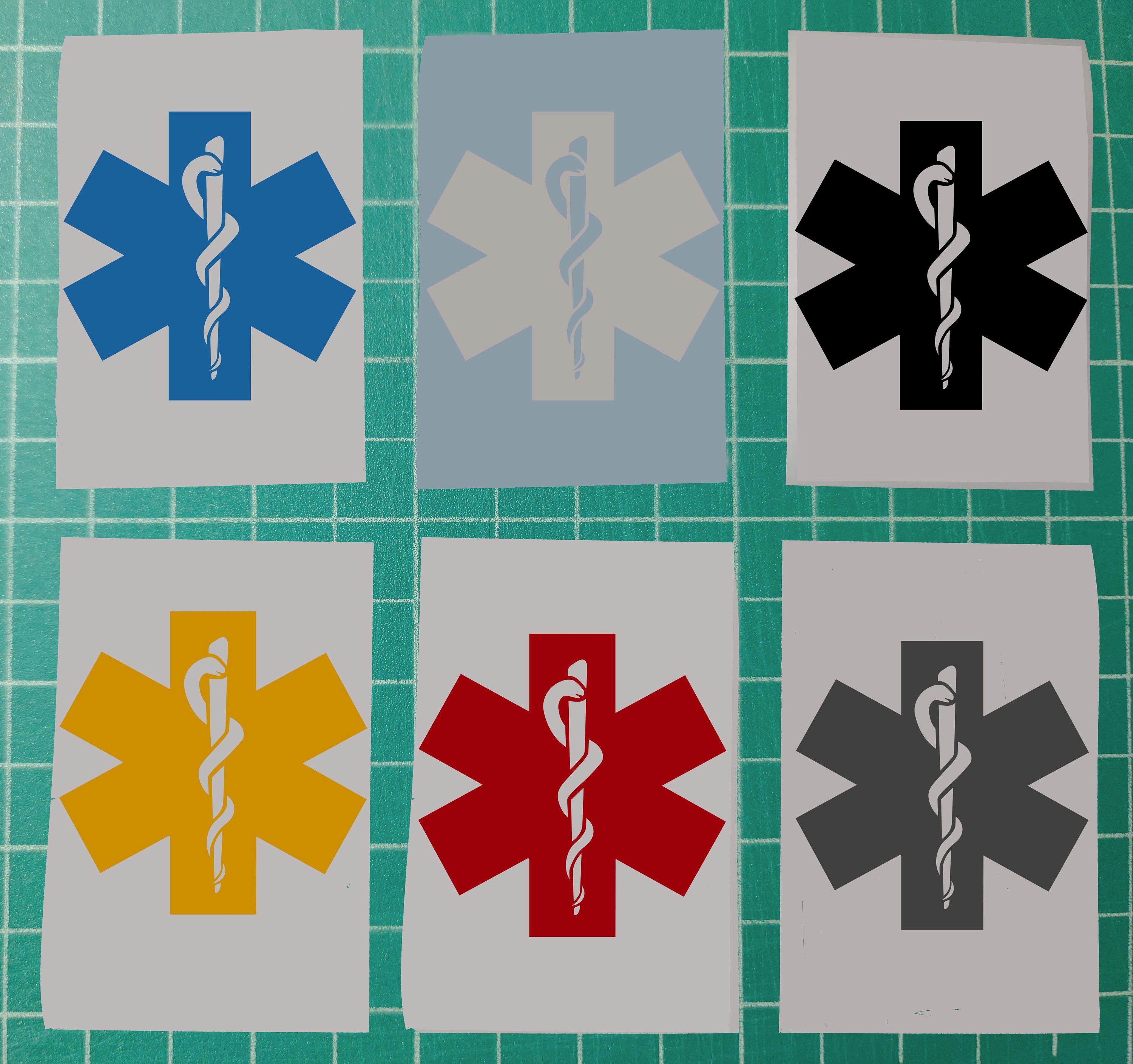 Star of Life / EMS Window Decal - Etsy