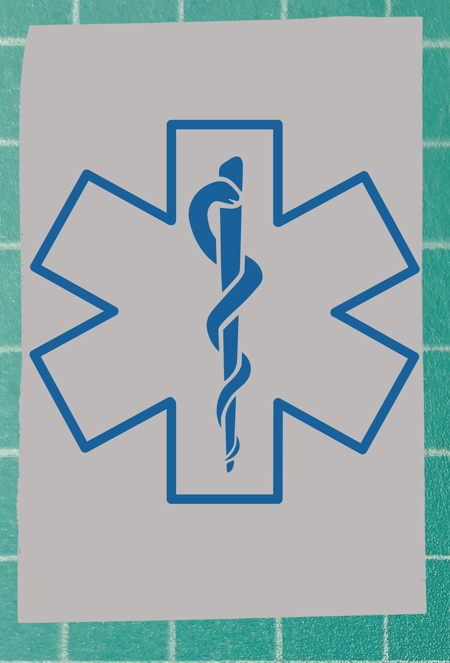 Star of Life Outline / EMS Window Decal - Etsy