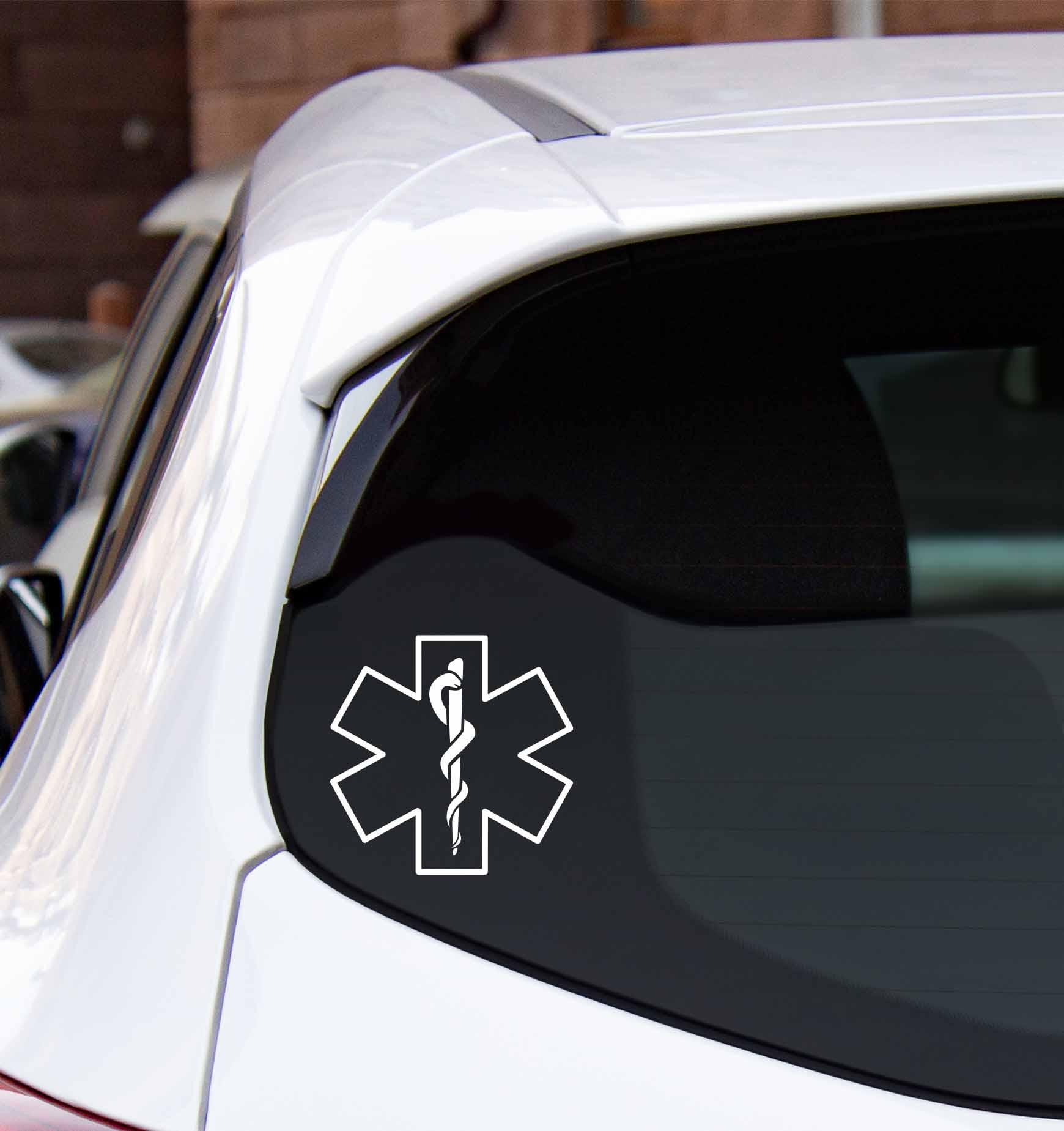 Star of Life Outline / EMS Window Decal - Etsy