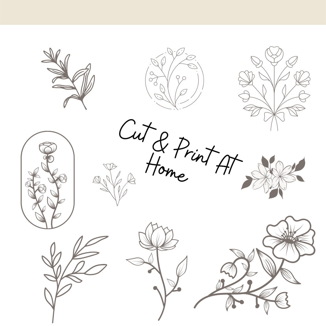 Boho Printable Stickers Set of 3 - Etsy