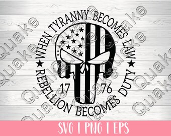 Tyranny Becomes Law Svg - Etsy