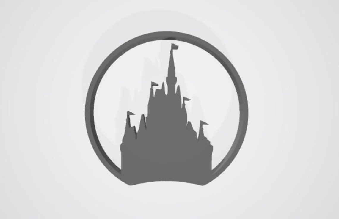 Cinderella Castle Mickey Ear 3D STL File 3D Printable Mickey Ear Mickey ...