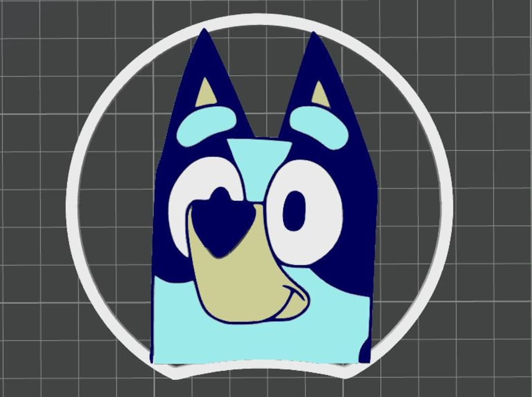 Bluey Heeler Mickey Ear 3D STL File 3D Printable Mickey Ear Mickey ...