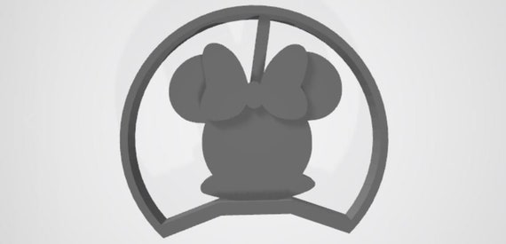 Minnie Mouse Apple Mickey Ear 3D STL File 3D Printable | Etsy