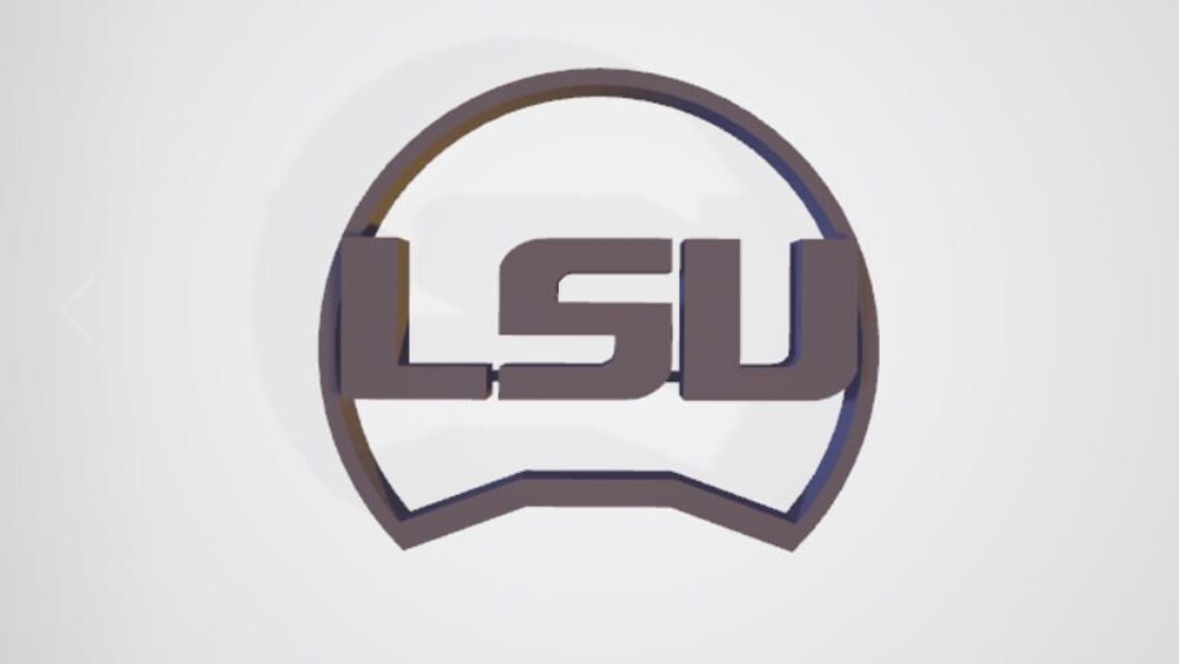 LSU Tigers Mickey Ear College Football 3D STL File 3D Printable Mickey ...