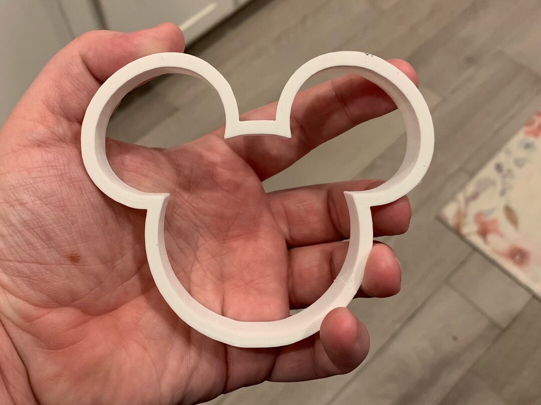 Mickey Mouse Cookie Cutter Digital Download STL File - Etsy