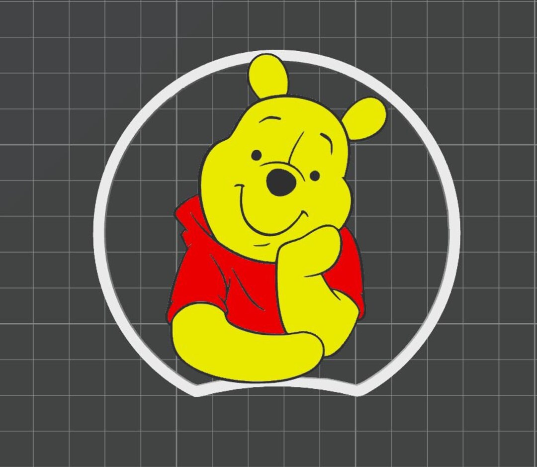 Buy Winnie the Pooh Mickey Ear 3D STL File 3D Printable Mickey Ear ...
