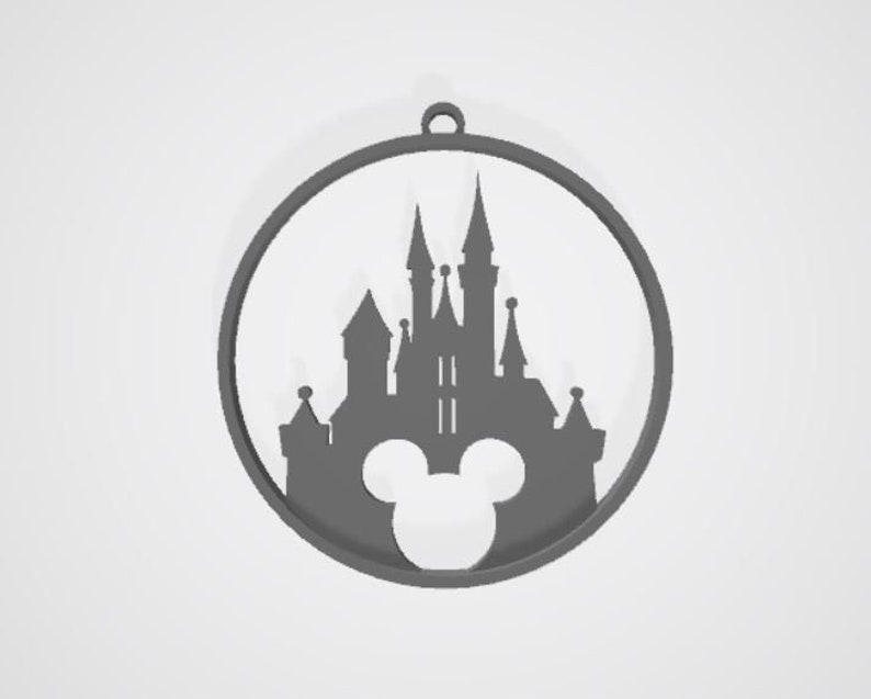 Cinderella Castle Ornament 3D STL File 3D Printable - Etsy