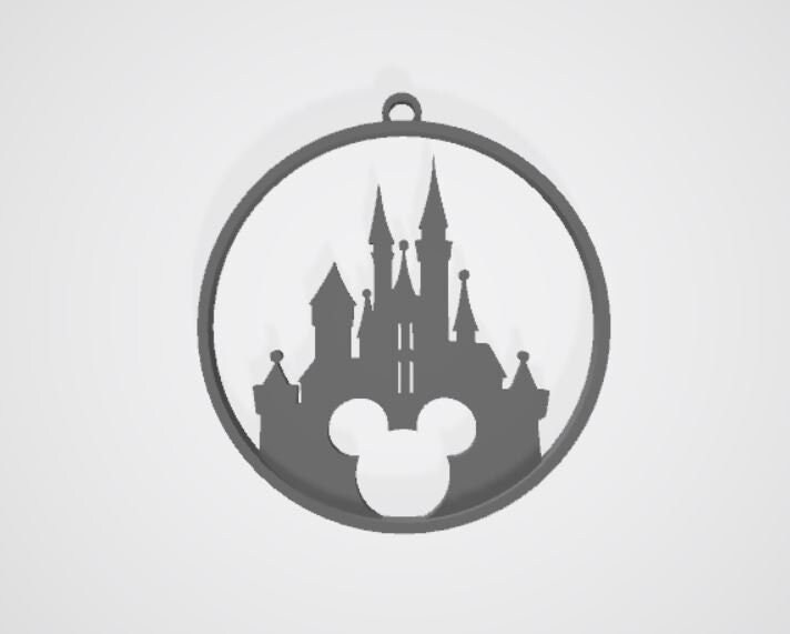 Cinderella Castle Ornament 3D STL File 3D Printable - Etsy