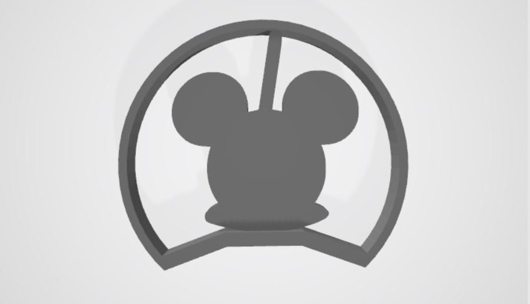Mickey Mouse Apple Mickey Ear 3D STL File 3D Printable Mickey Ear ...