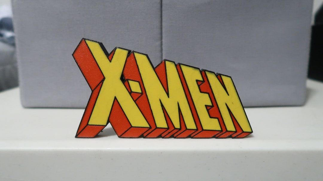 X-men 3D Printed Logo Sign Desk Shelf Wall Art - Etsy