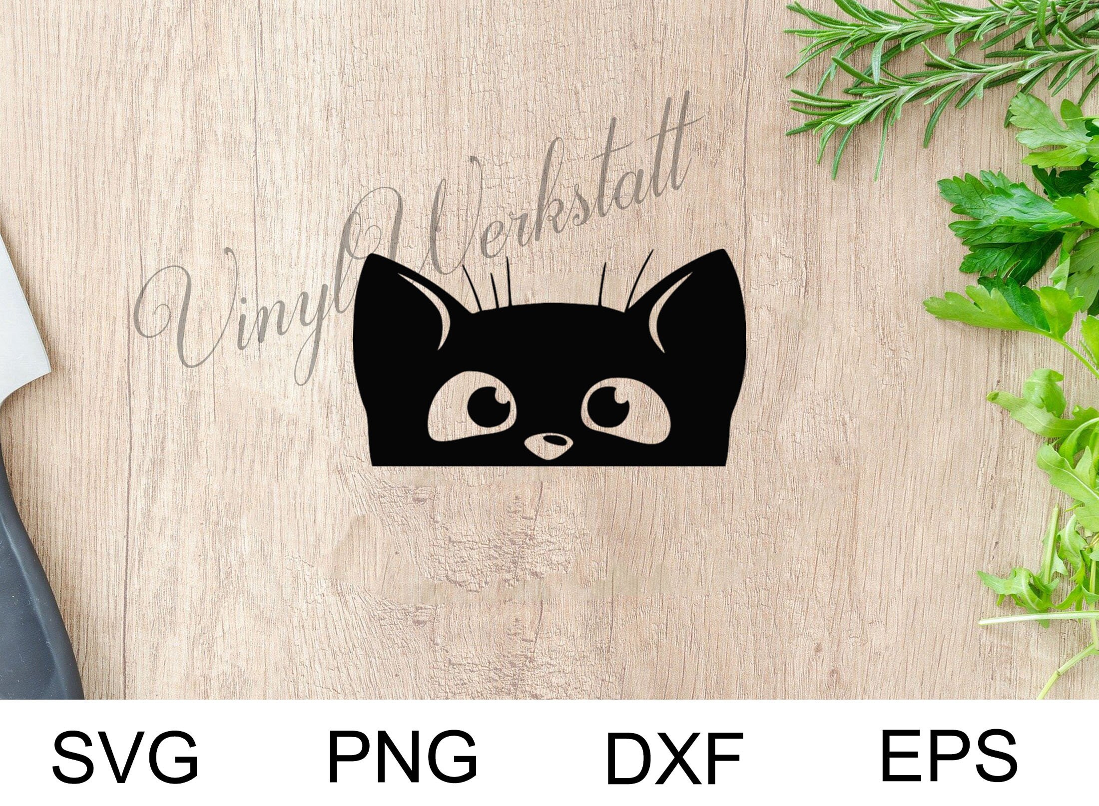 Cute Cat Instant Digital Download Svg Png Dxf and Eps - Etsy