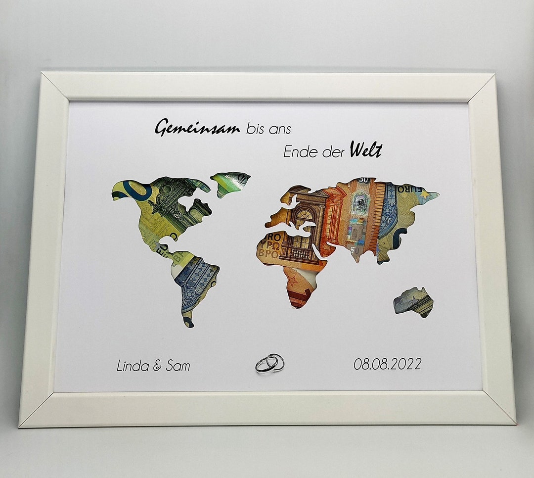 Wedding Money Gift Money Gift Wedding Customizable Gift With Name ...