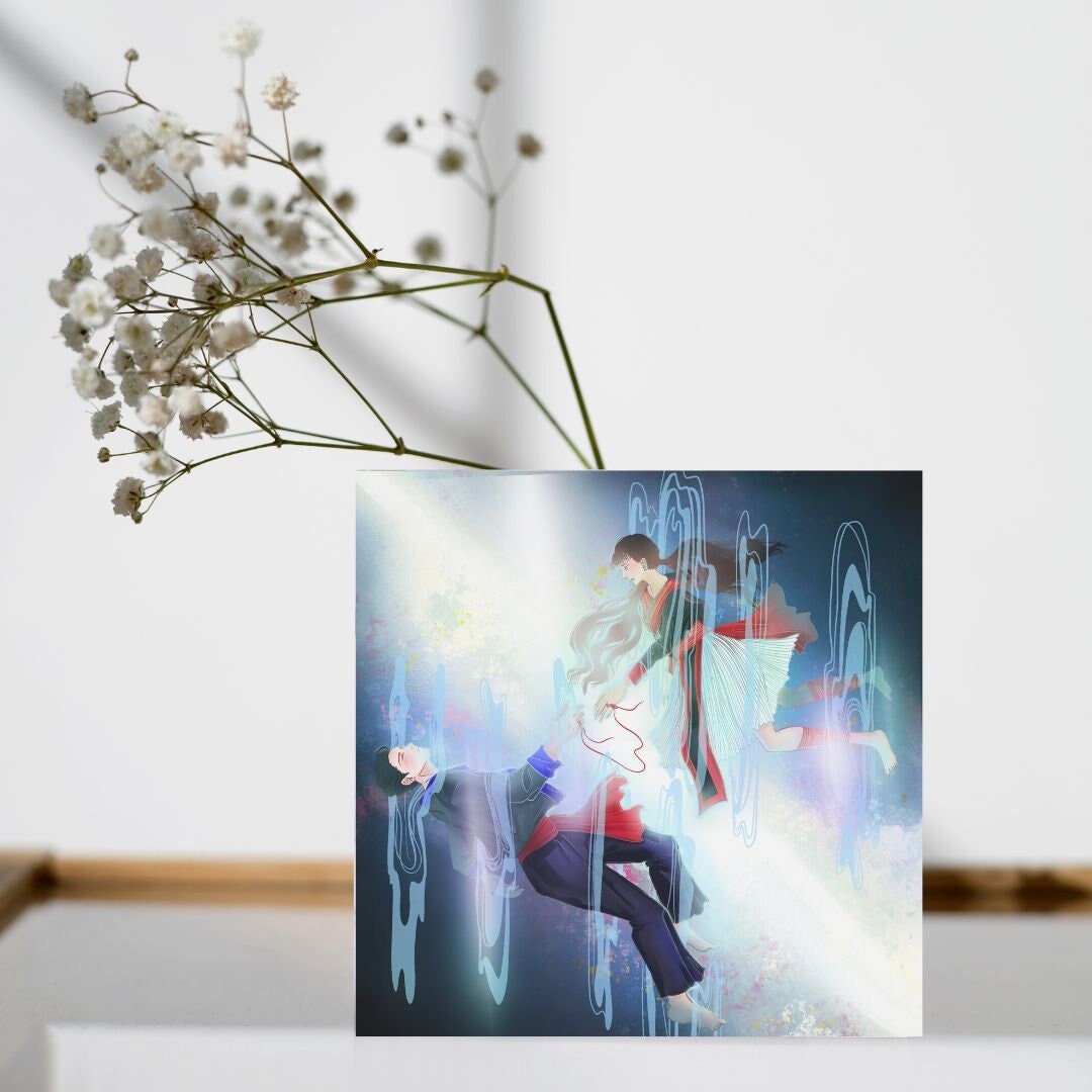 Hmong Fantasy | Couple Illustration Art Print | Photo Poster | Soulmate ...