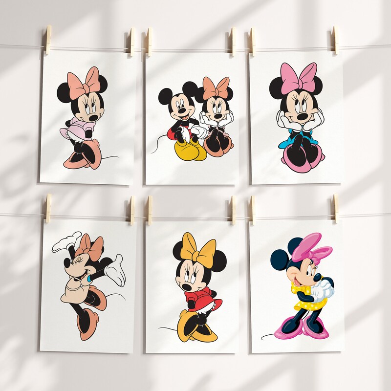 Minnie Mouse Print - Etsy
