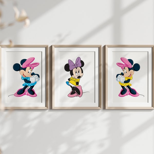 Minnie Mouse Print - Etsy