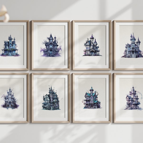 Sinister Manor Print - Etsy