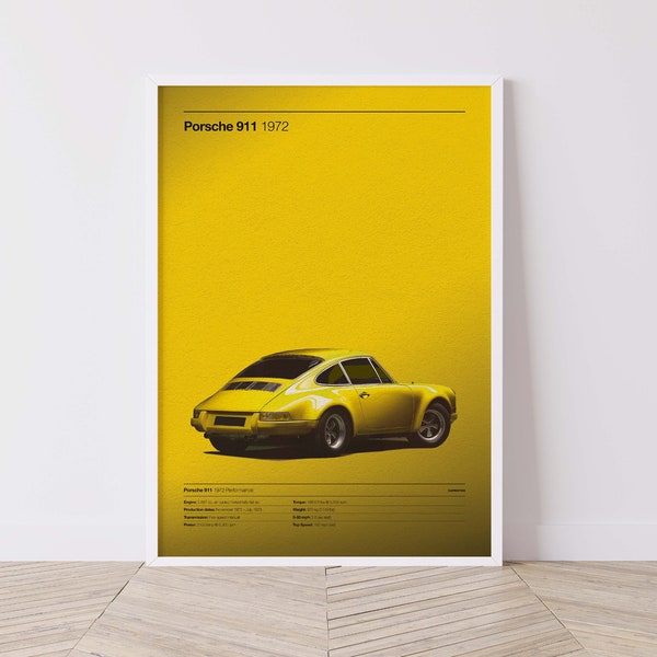 Porsche Original Poster - Etsy