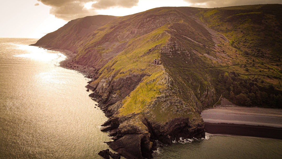 Hurlstone Point, Porlock. HIGH QUALITY Print. Landscape Drone Photo. - Etsy