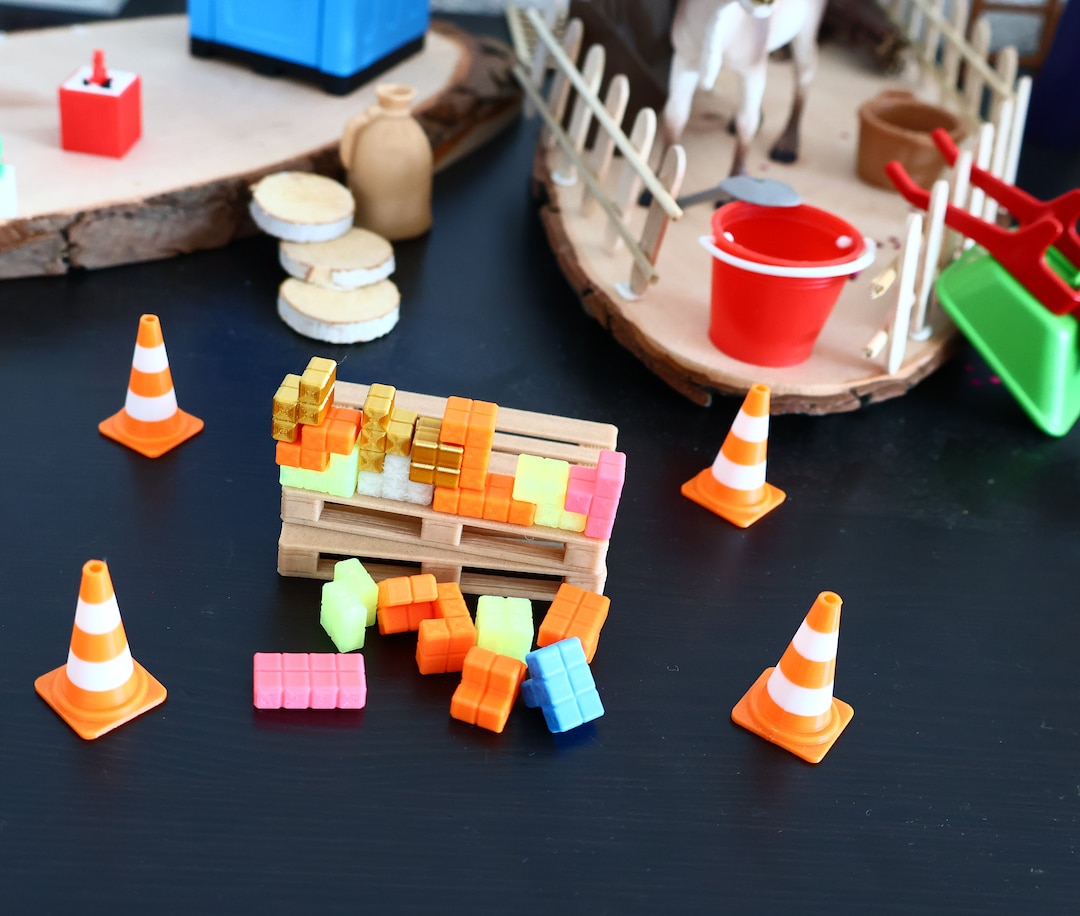 Gnome Bricks, Gnome Construction Site - Etsy