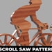 Cyclist Scroll Saw Pattern, Downloadable Pdf - Etsy
