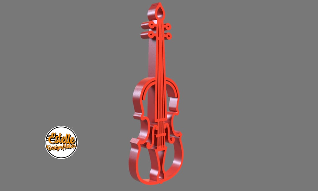 Violin Scroll Saw Pattern (pdf, Jpeg, Svg) - Etsy