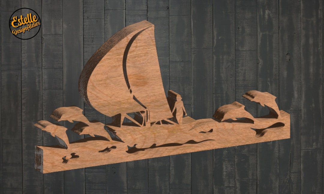Boat and Dolphins/ Scroll Saw Patterns/ Scroll Saw Patterns Pdf/ Pdf ...