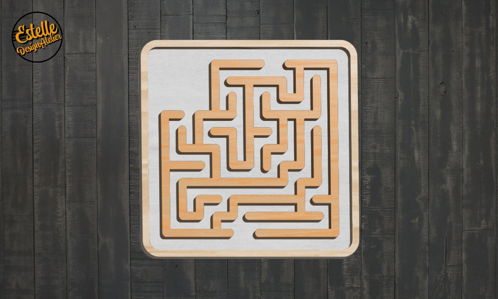 Maze / Labyrinth / Scroll Saw Patterns / Maze Svg/labyrinth Svg/ Pdf ...
