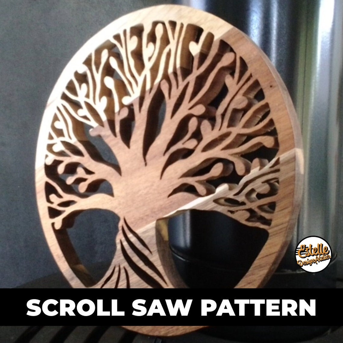 Tree of Life- Scroll Saw Pattern (pdf), Downloadable - Etsy