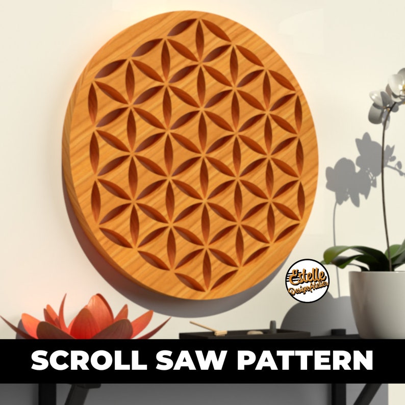 Flower of Life and Seed of Life- Scroll Saw Patterns (pdf ...