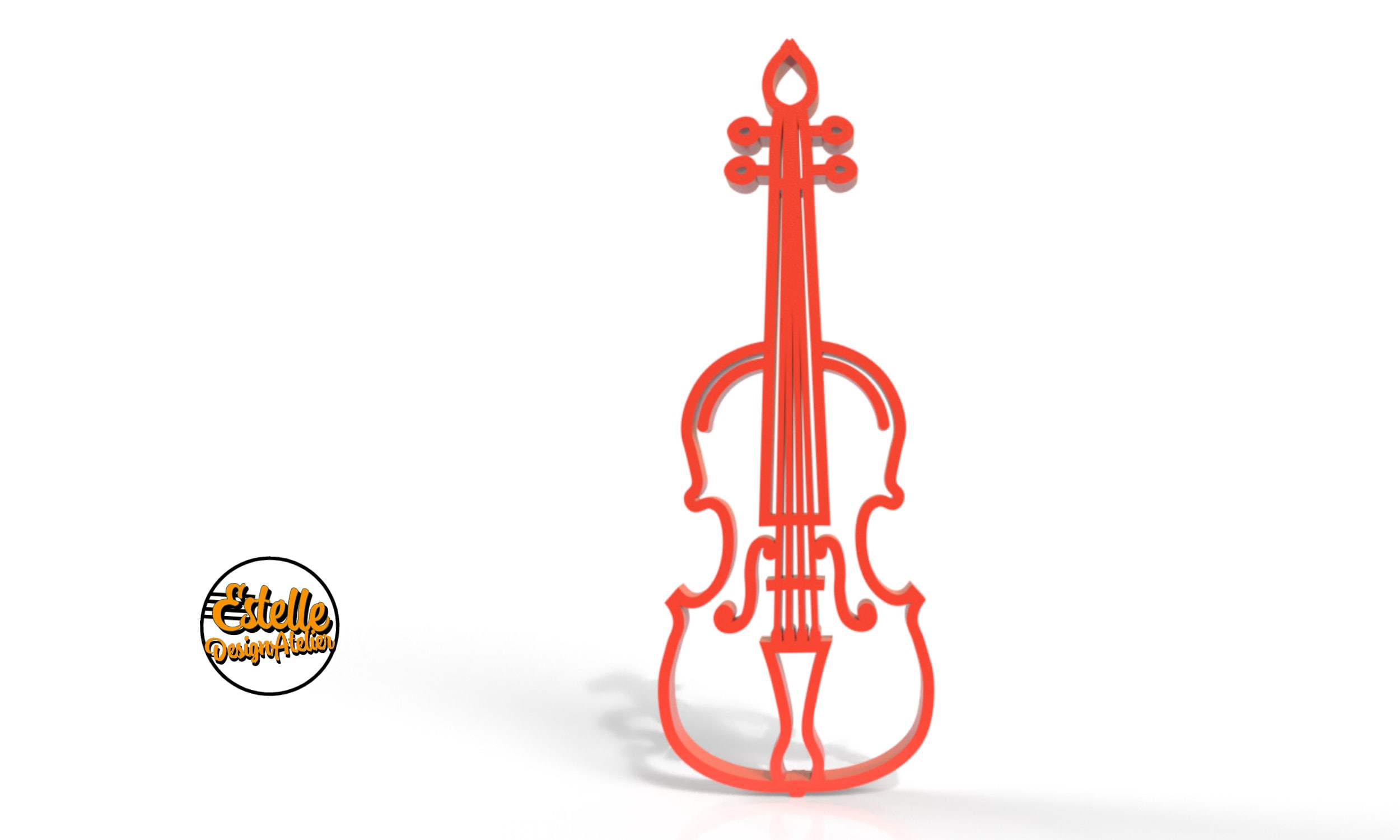 Violin Scroll Saw Pattern pdf, Jpeg, Svg - Etsy