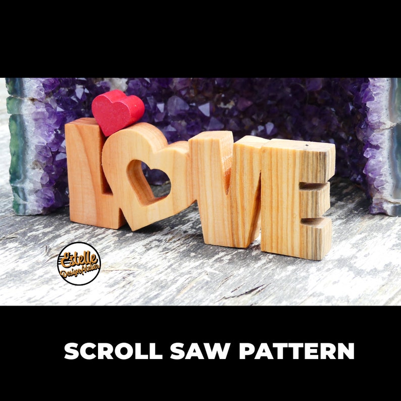 LOVE- Scroll Saw Pattern (pdf), Downloadable - Etsy
