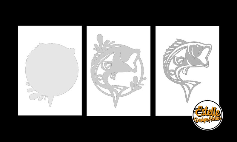 Fish Scroll Saw Patterns pdf Jpeg Svg Downloadable - Etsy